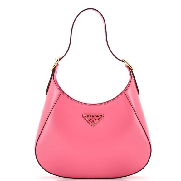 Prada | Bags | Prada Cleo Shoulder Bag Box Calf Medium Pink | Poshmark
